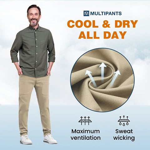 MultiPants ¨C High Stretch Multi-pocket Durable Cargo Pants – Jakraiyne